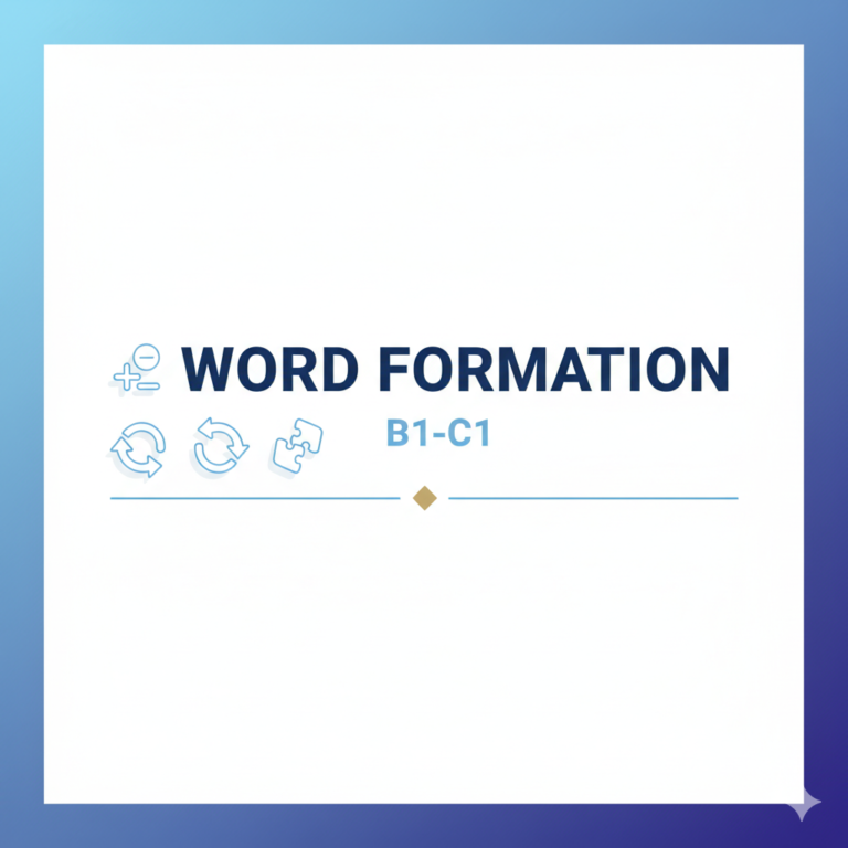 20 Word Formation Exercises for B1–C1 Learners: Master Prefixes and ...